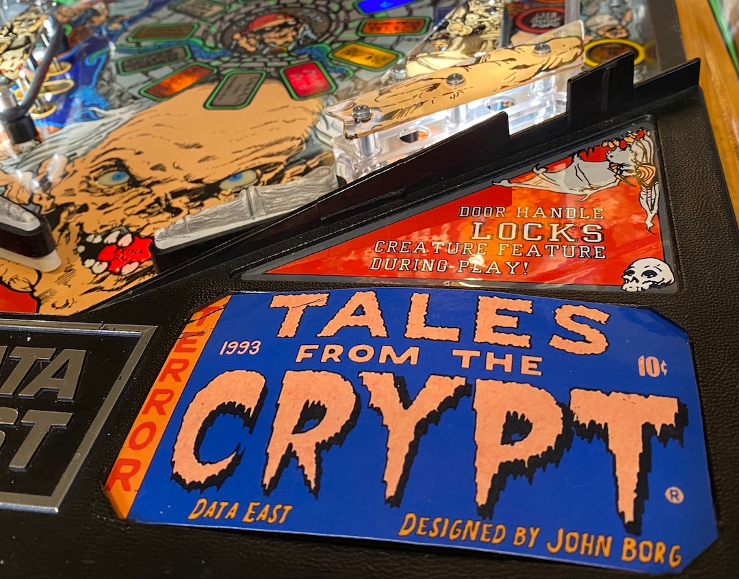 Tales From the Crypt Pinball Apron Cards Set - Etsy
