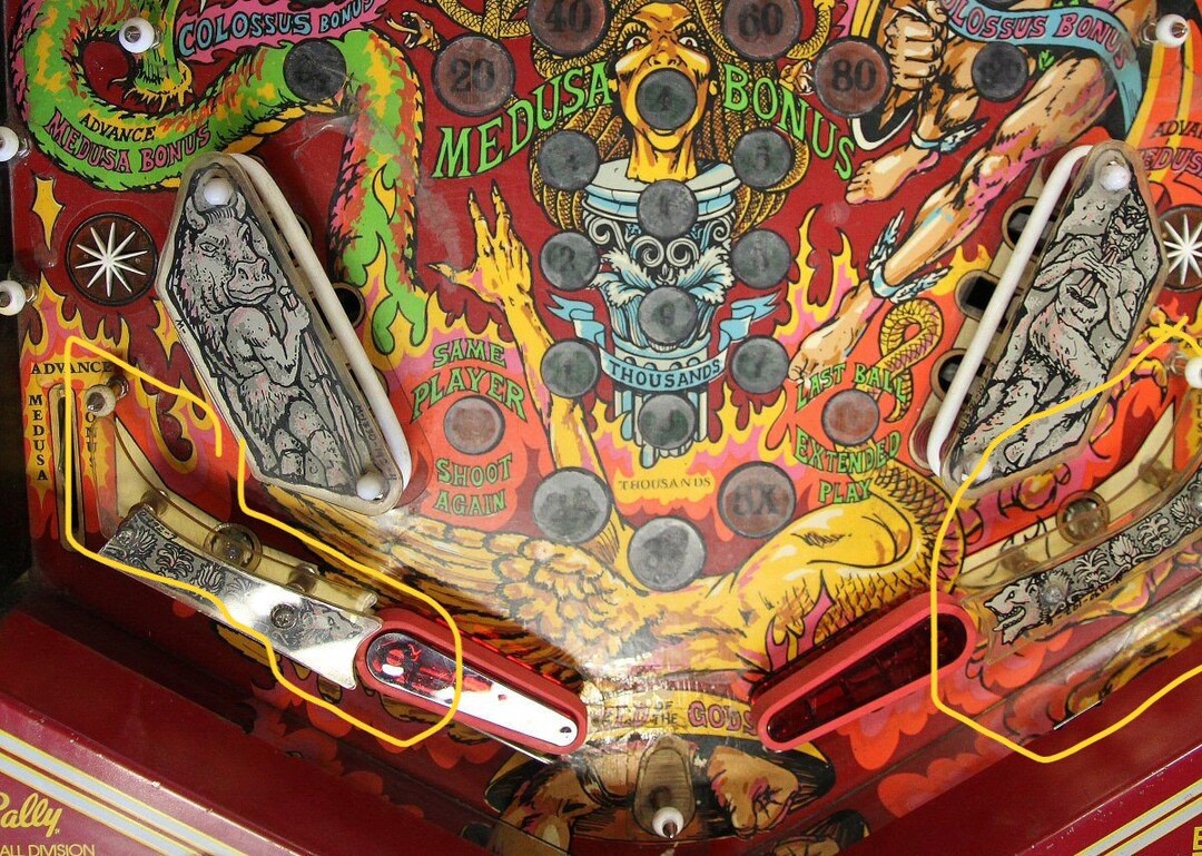 Medusa Replacement Clear Ball Guides Bally Pinball - Etsy