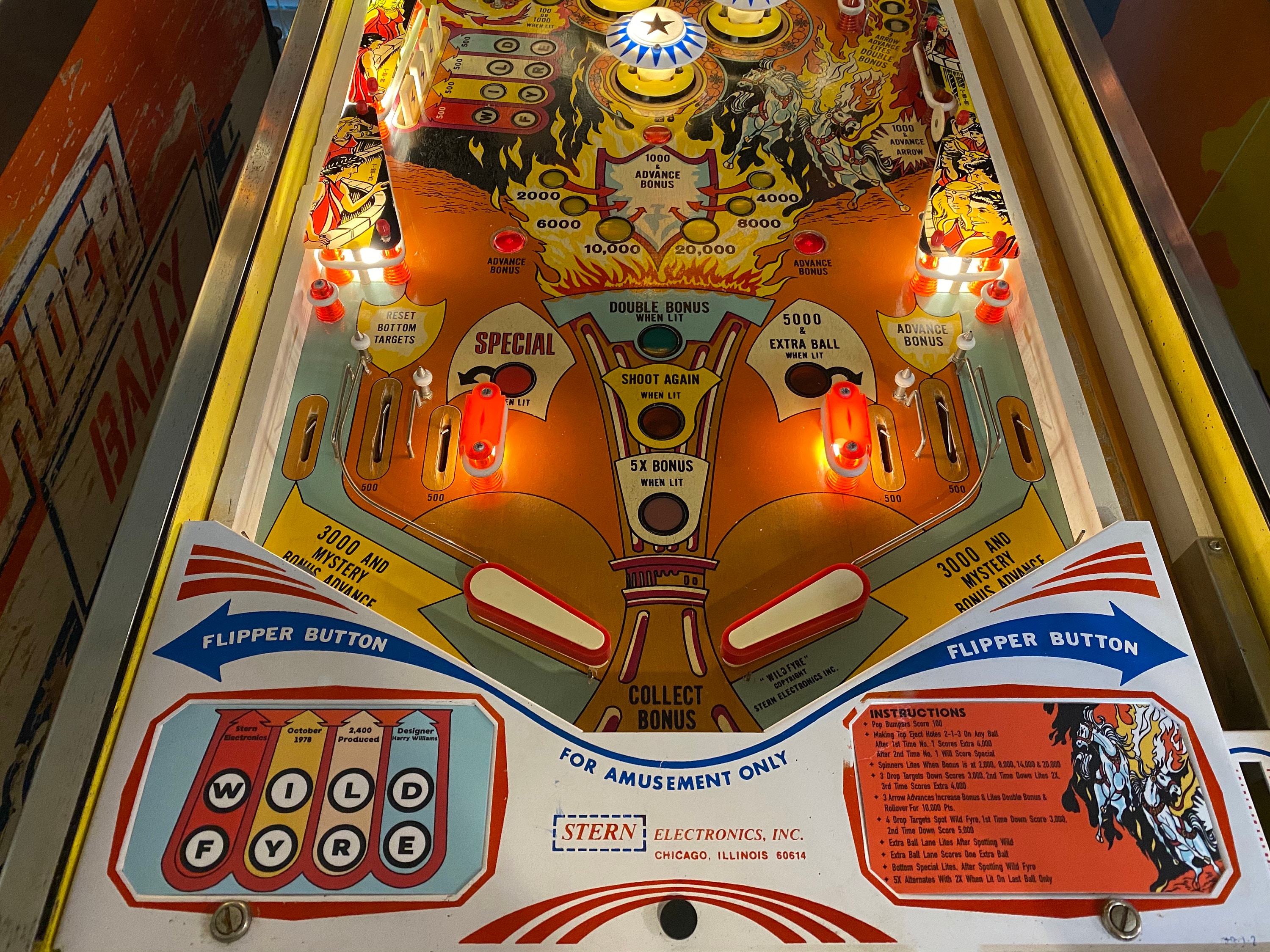 Wild Fyre Stern Pinball Apron Cards Set - Etsy