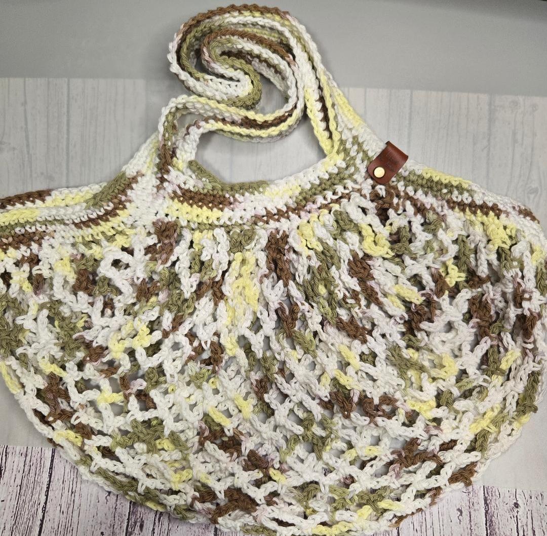 Handmade Crochet Market Bag, Mesh Crochet Bag, Reusable Market Bag - Etsy