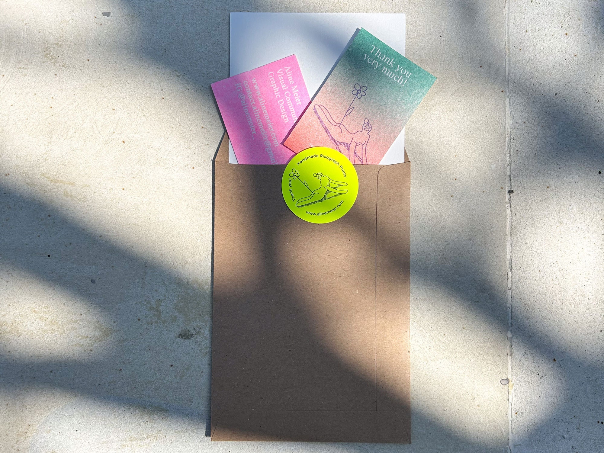 Risograph Art, Postcard Design, Handmade Print Postcard, Designer ...