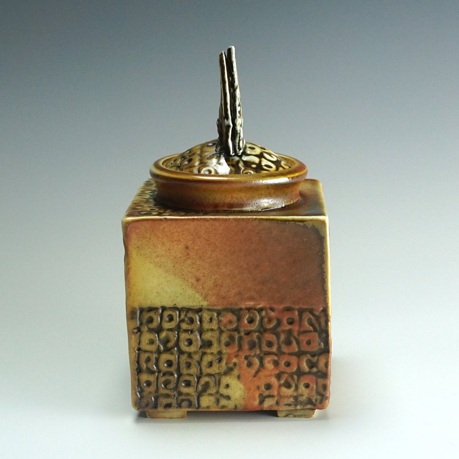 601 Wood Fired Hand Built Jar - Etsy