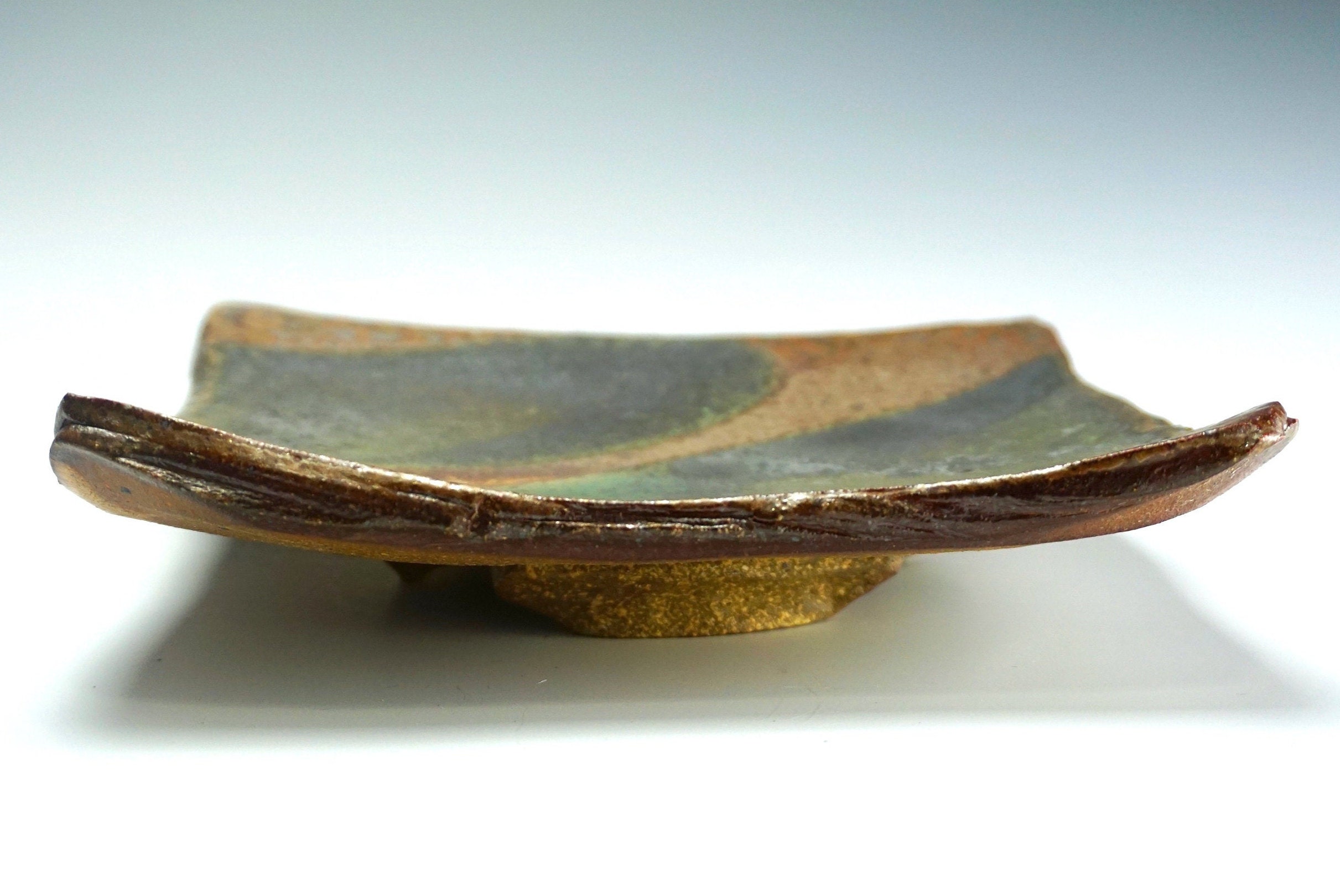 119 Wood/soda Fired Sushi Plate - Etsy