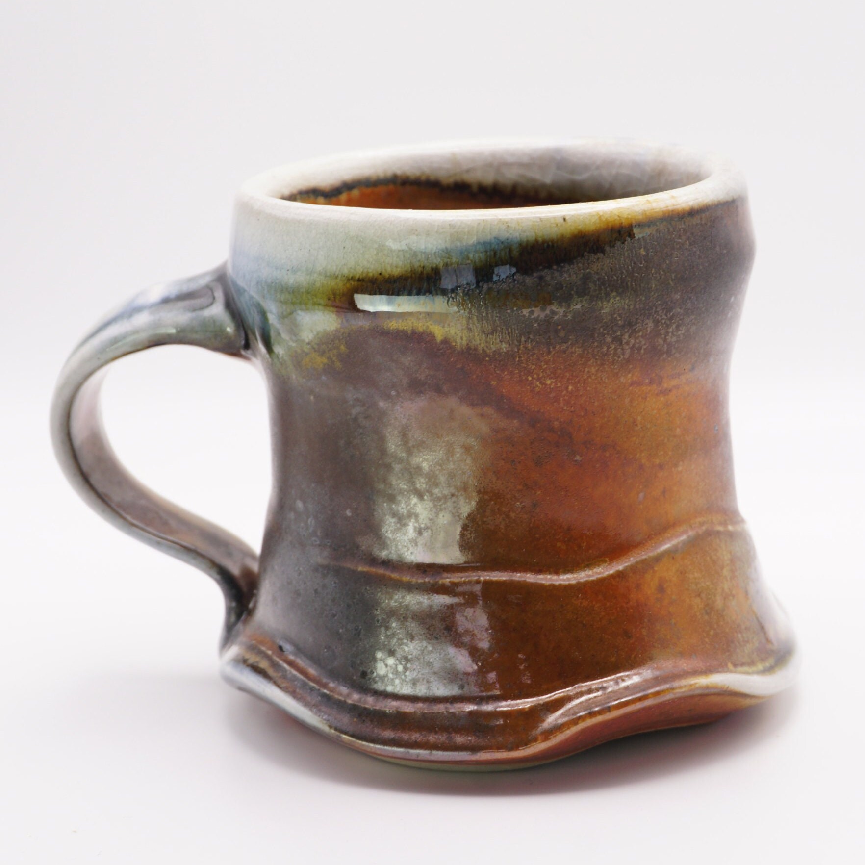 521 Soda/salt Fired Mug - Etsy