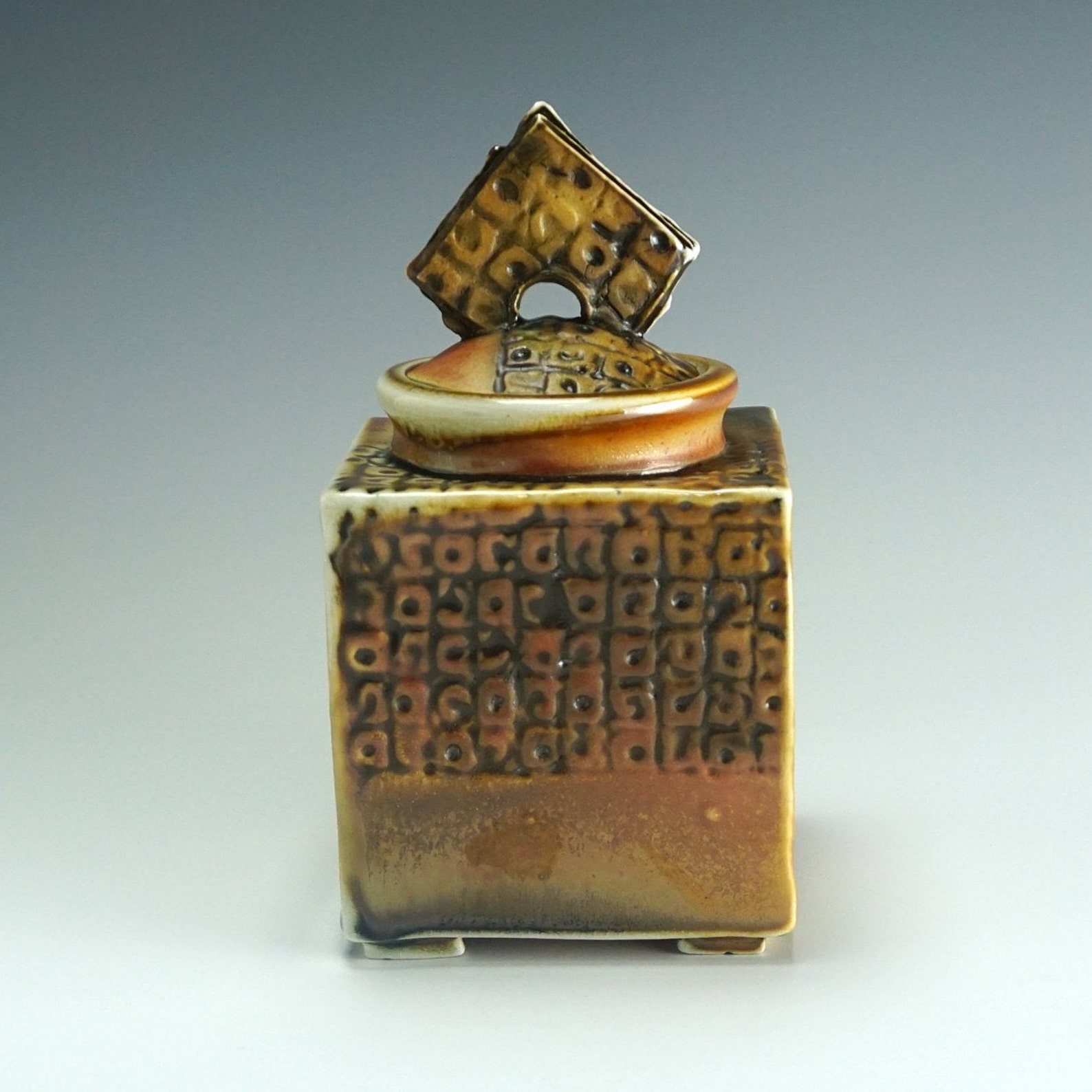 601 Wood Fired Hand Built Jar - Etsy