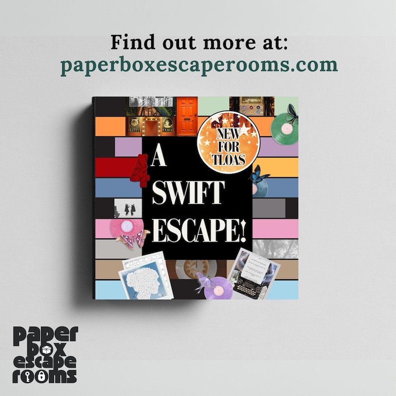A Swift Escape! Taylor Escape Room, Treasure Hunt Game, Escape Room ...