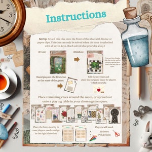 Alice in Wonderland Escape Room, Printable Escape Room for Kids, Escape ...