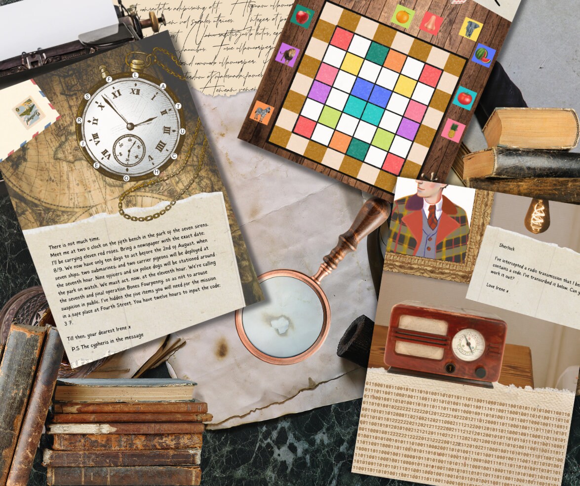 Sherlock Holmes Game Enigma Escape Room, Treasure Hunt Game, Escape ...