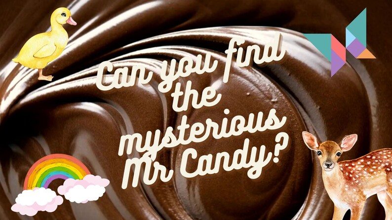 Candy Escape Room Printable, Chocolate Escape Hunt, Kids Escape Room ...