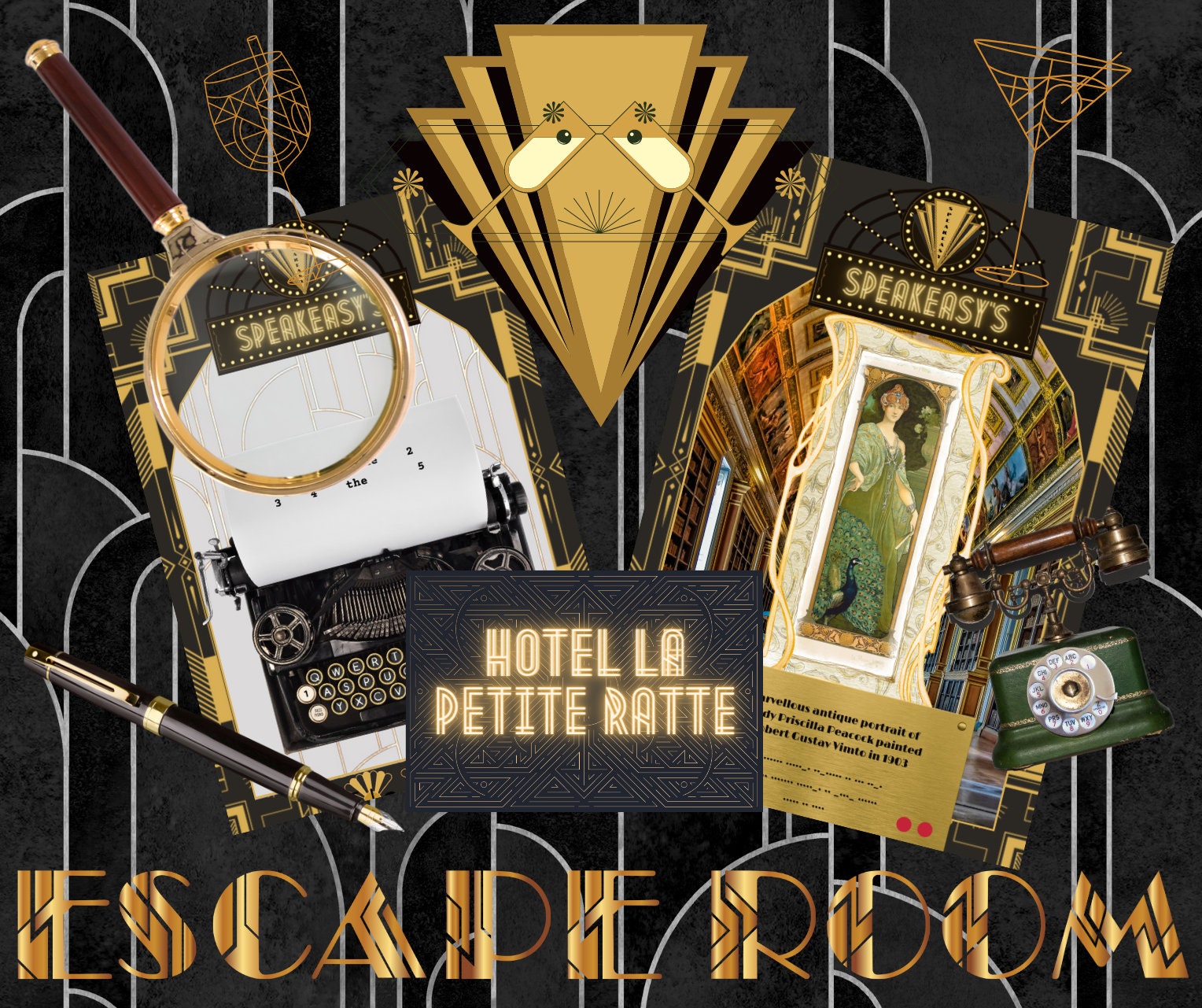 1920s Escape Room, Murder Mystery Party Kit, Cold Case File Game ...