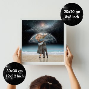 Vintage Space Age Mid Century Modern Art Print, Retro Futurism Gift for ...