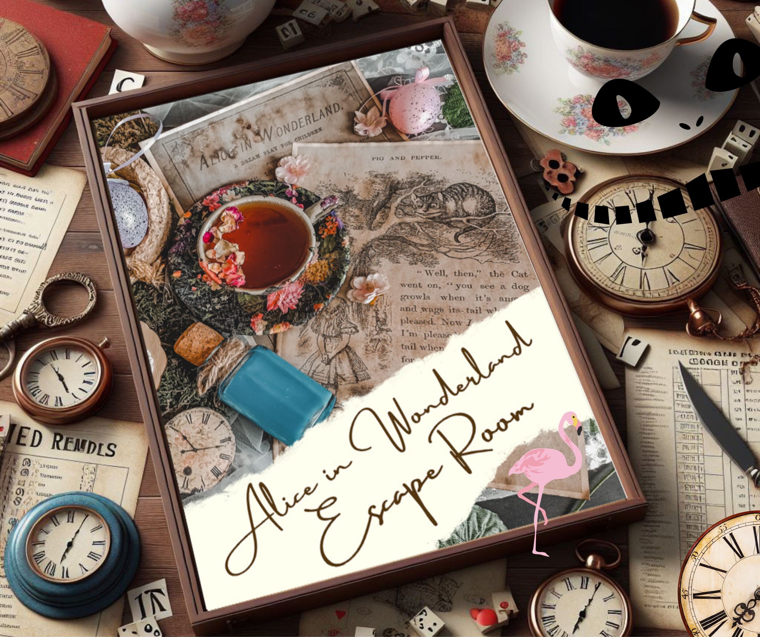 Alice in Wonderland Escape Room, Letterbox Gift, Escape Room for Kids ...