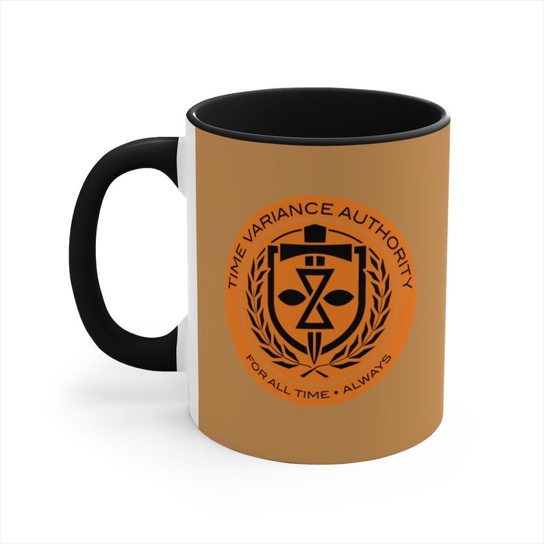 Loki TVA Accent 11oz Mug, Time Variance Authority, God of Mischief ...