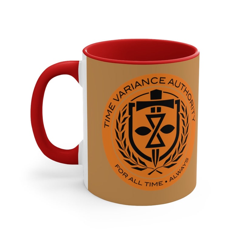 Loki TVA Accent 11oz Mug, Time Variance Authority, God of Mischief ...