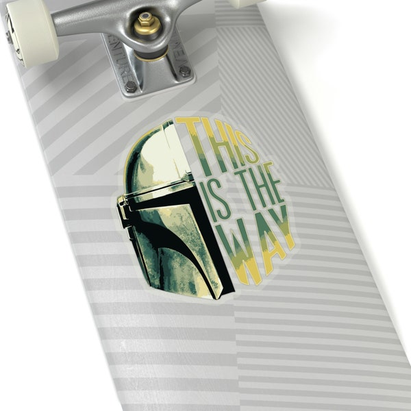 Mandolorian Car Sticker - Etsy