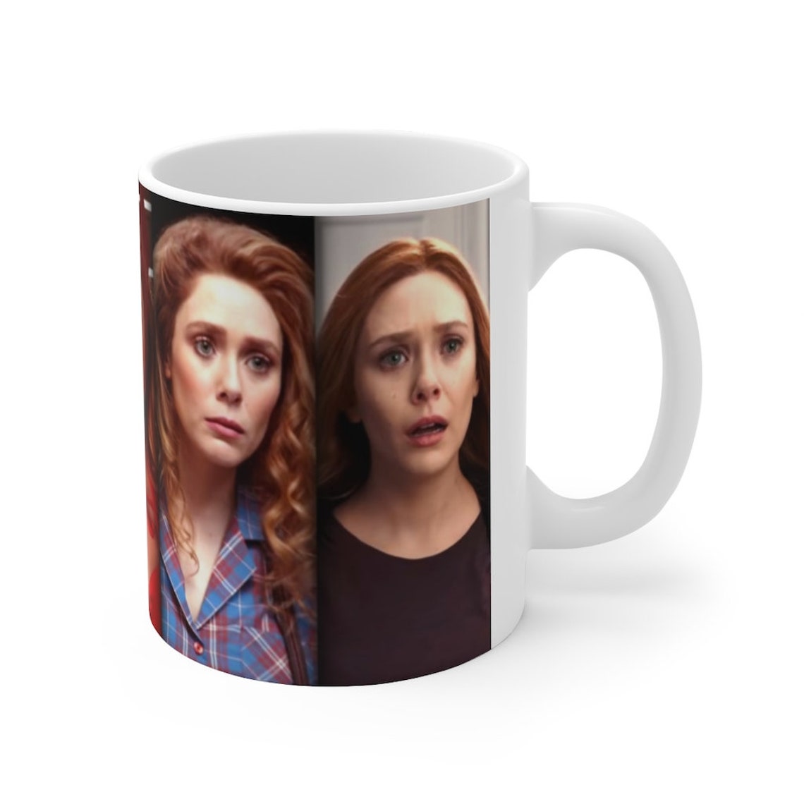 Marvel Wandavision Scarlet Witch & Vision Retro 50s Mug, Classic Mug ...