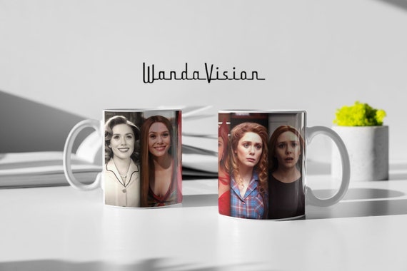 Marvel Wandavision Scarlet Witch & Vision Retro 50s Mug | Etsy