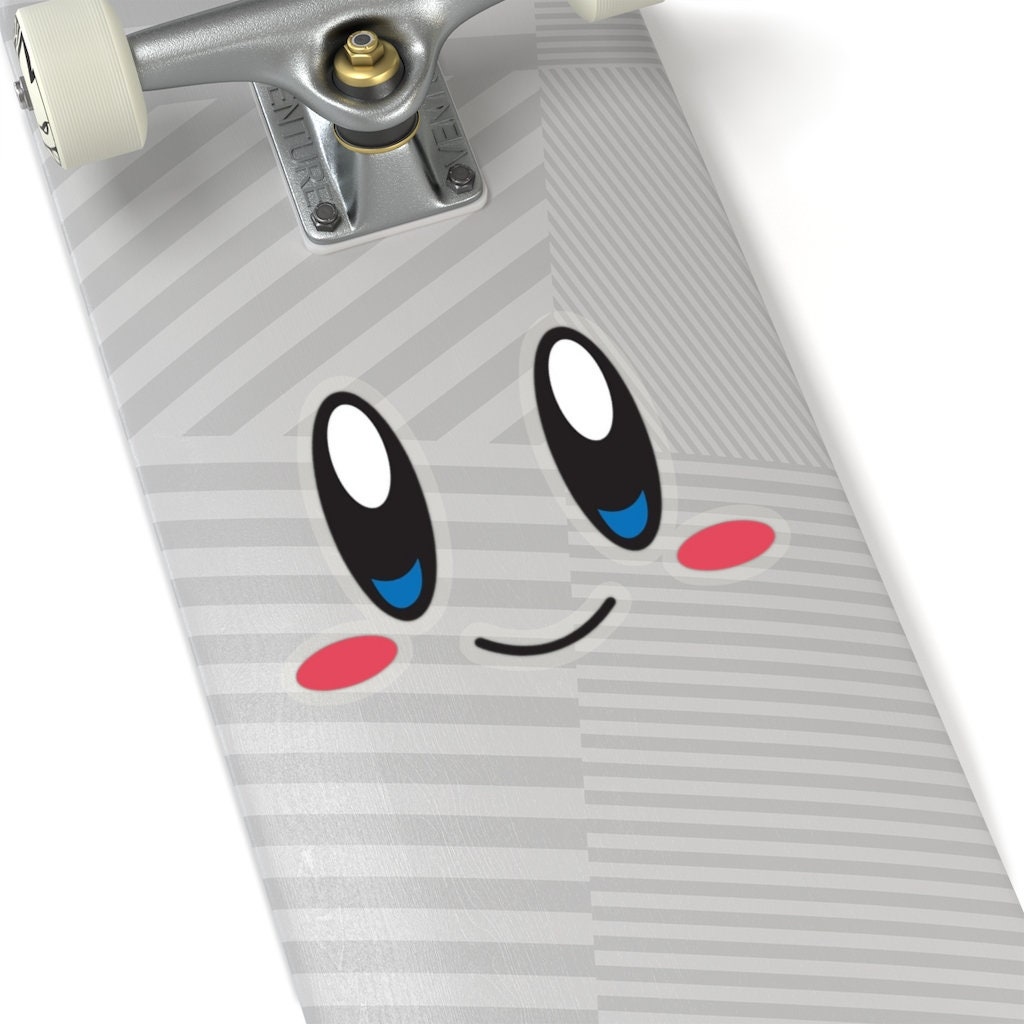 Kirby Face Kiss-cut Stickers Classic Retro Gaming Stickers - Etsy