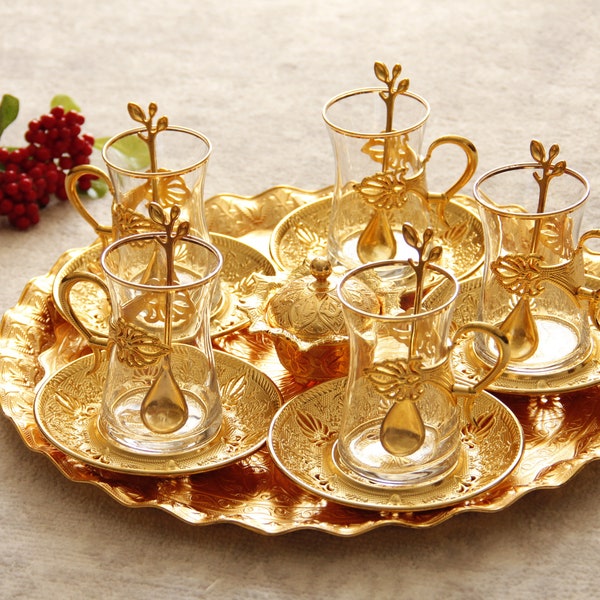 Turkish Tea Set - Etsy