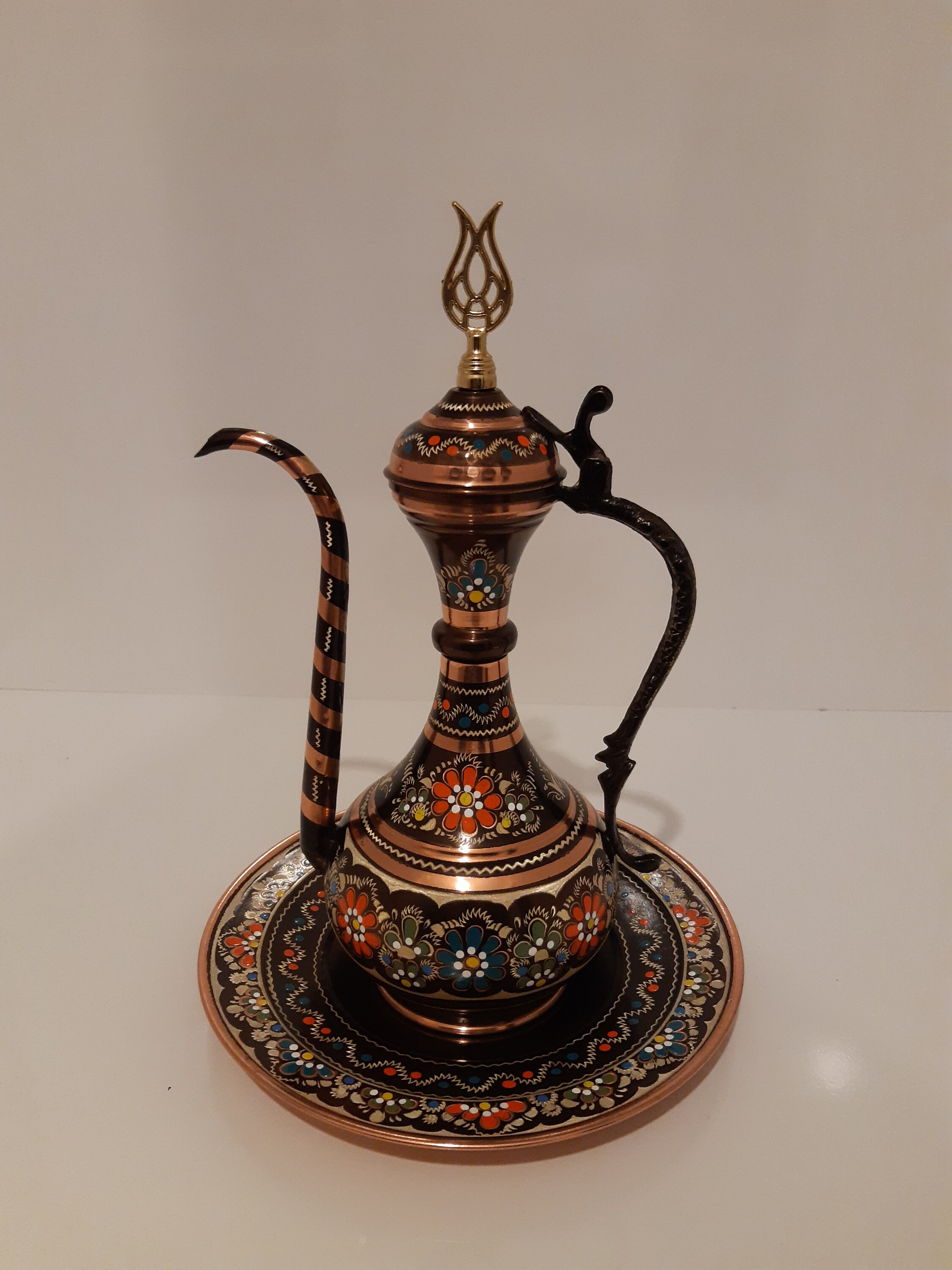 Handmade Vintage Turkish Copper Pitcher Traditional Turkish | Etsy