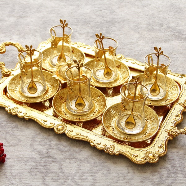 Turkish Tea Set - Etsy