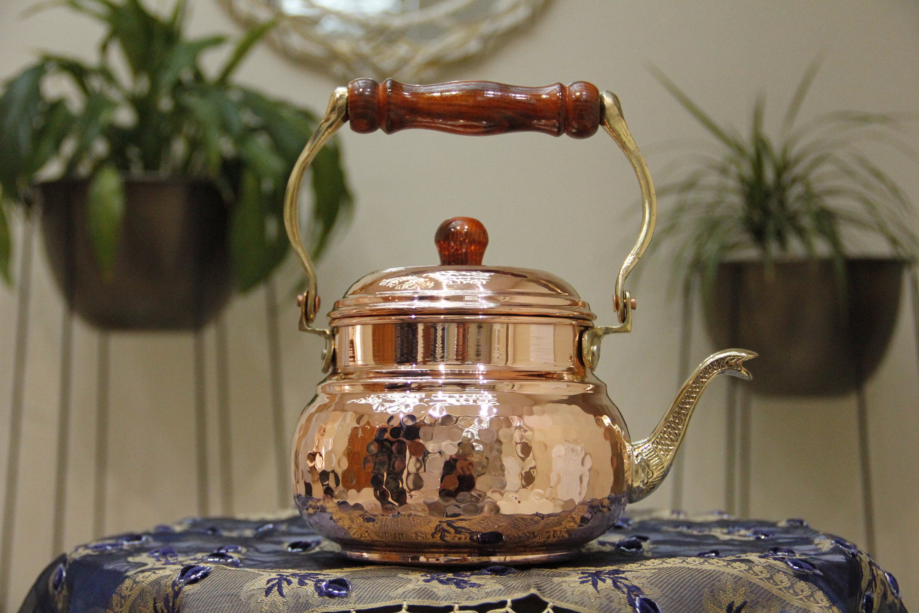 Handmade Vintage Turkish Kettle Hand Hammered Teapot | Etsy