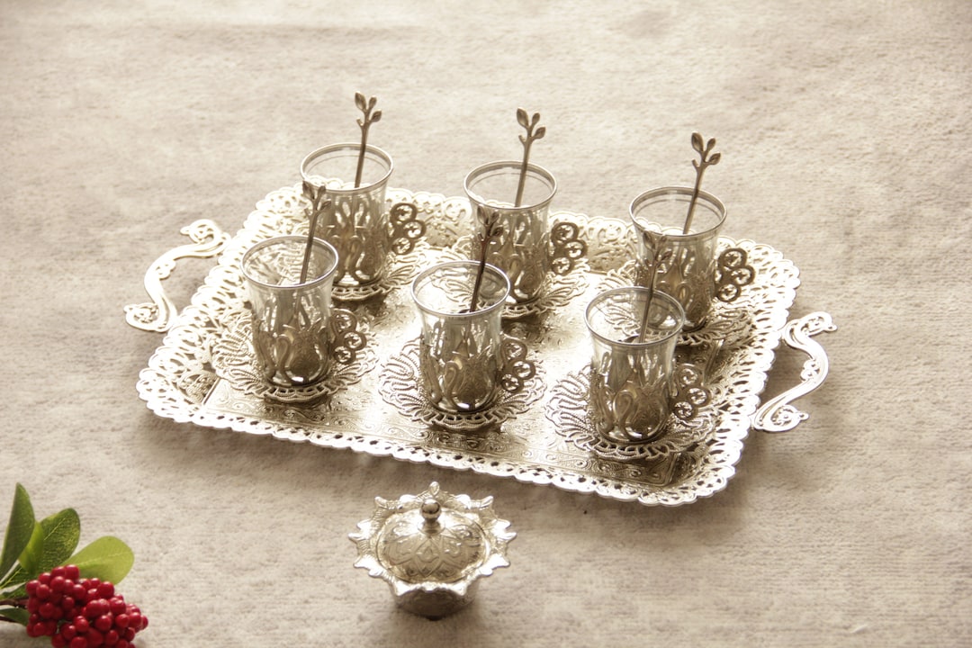 Vintage Turkish Tea Set, Tea Cup, Tea Set, Traditional Ottoman Tea Set ...