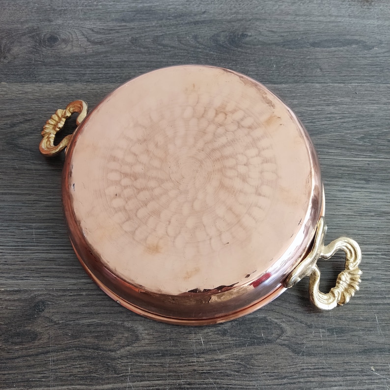 Handmade Copper Cookware Set, Copper Pan Set, Copper Skillett ...