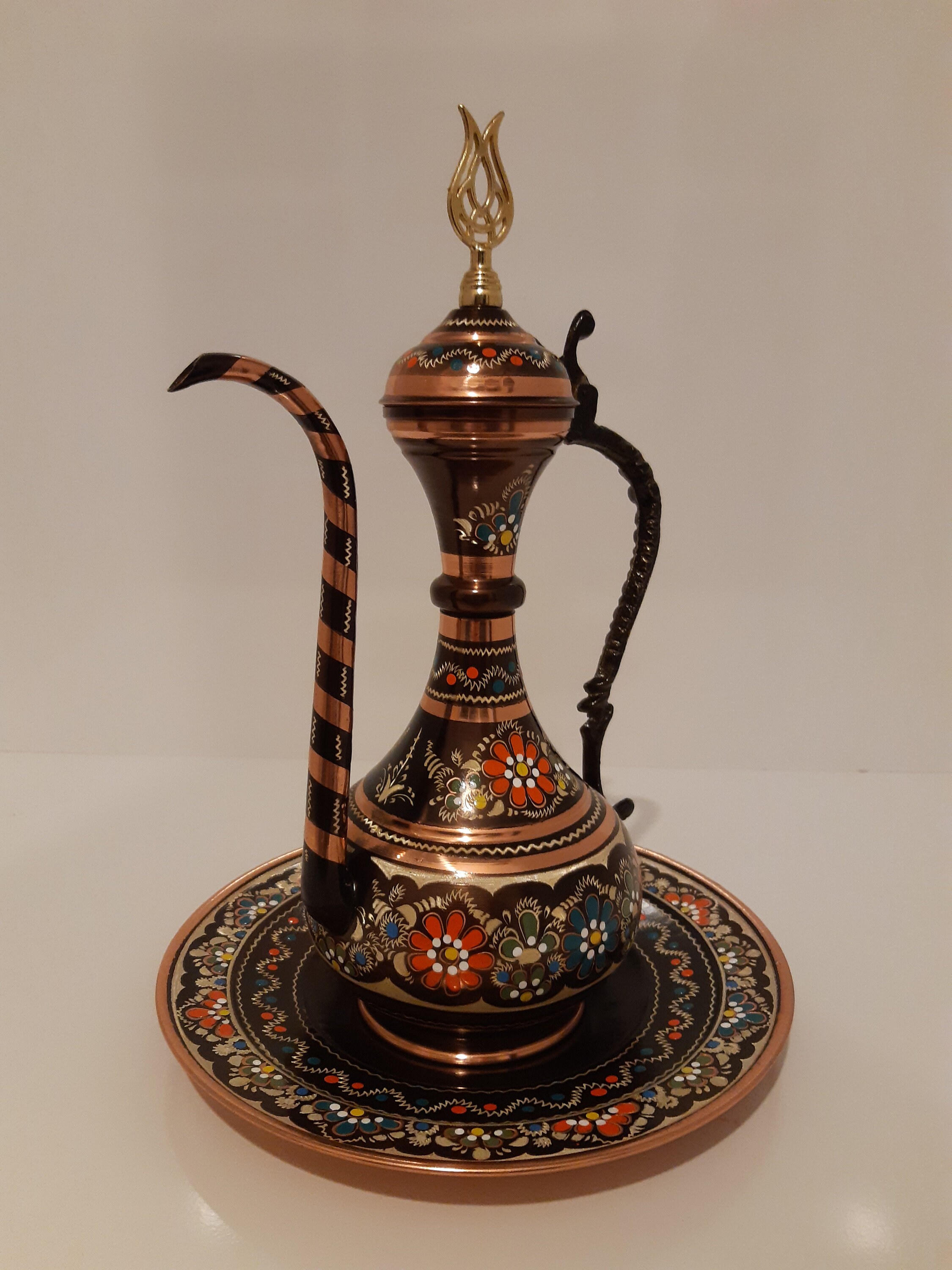Handmade Vintage Turkish Copper Pitcher Traditional Turkish | Etsy
