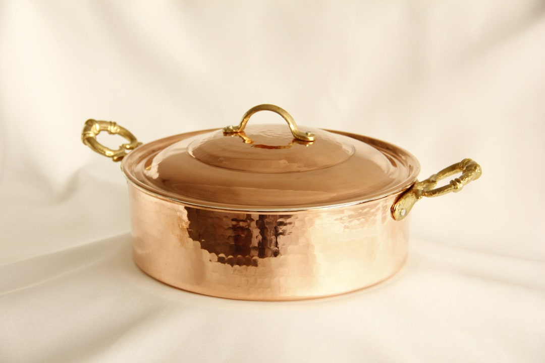 Handmade Copper Pan Set, Set of 2or 3 or 4 or 5, Stewpot, Copper ...