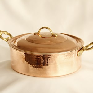 Handmade Copper Pan Set, Set of 2or 3 or 4 or 5, Stewpot, Copper ...