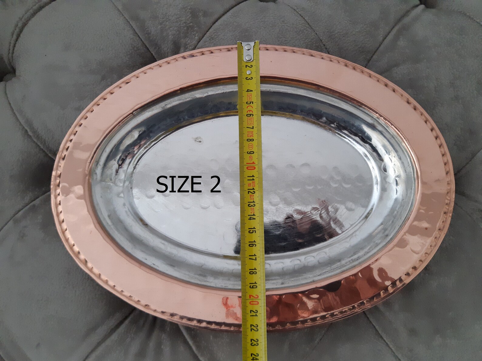 Handmade Copper Serving Plate, Copper Plate With Lid, Decorative Plates ...
