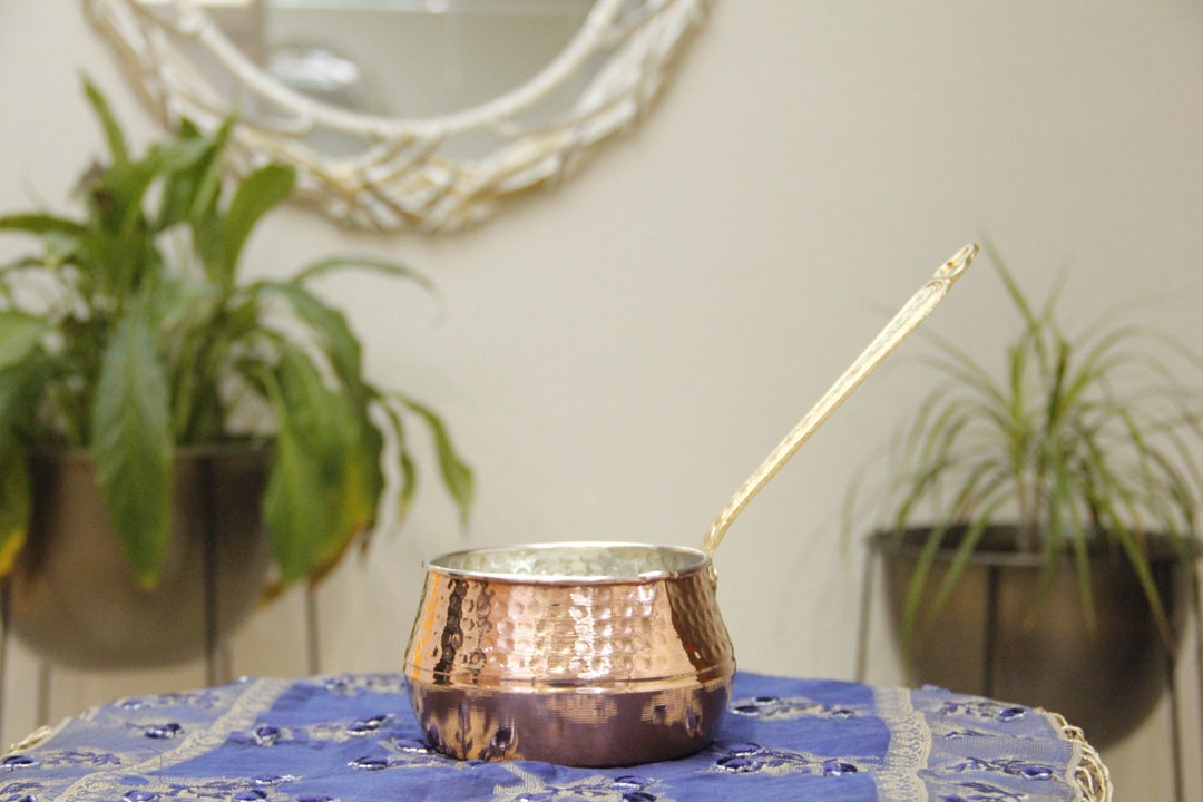 Copper Saucepan, Saucepan, Copper Pot, Hand Hammered Cookware, Copper ...