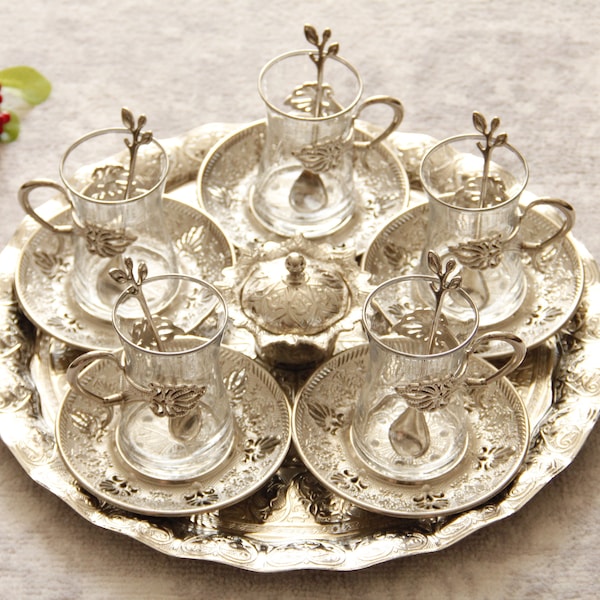 Turkish Tea Set - Etsy