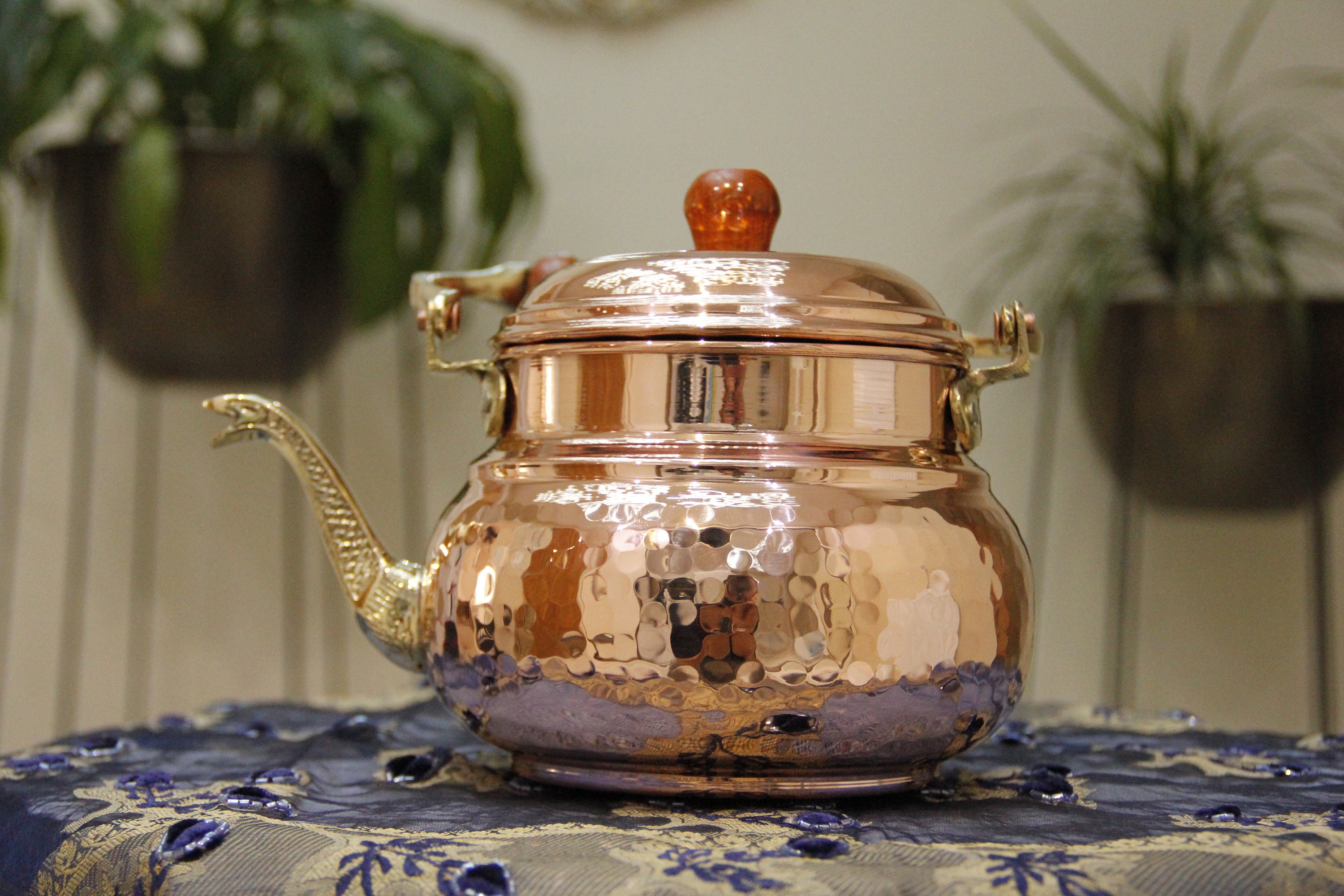 Handmade Vintage Turkish Kettle Hand Hammered Teapot | Etsy