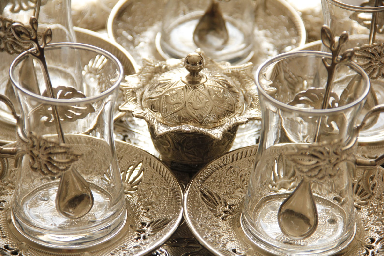 Vintage Turkish Tea Set Tea Cup Tea Set Traditional Ottoman - Etsy