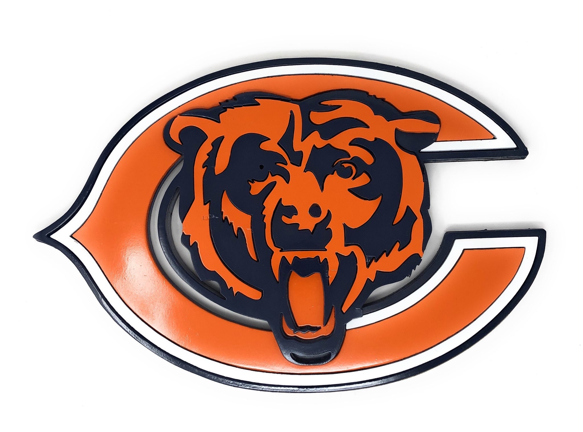 Chicago Bears Logo Sign Wall Art Decor for Mancave Garage | Etsy