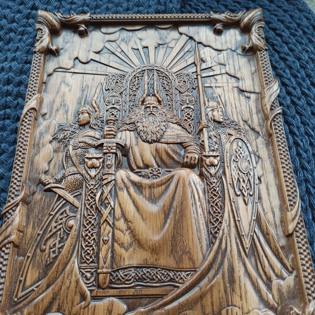 Painting Rod Wood Carving Slavic Mythology Paganism Wall - Etsy Canada