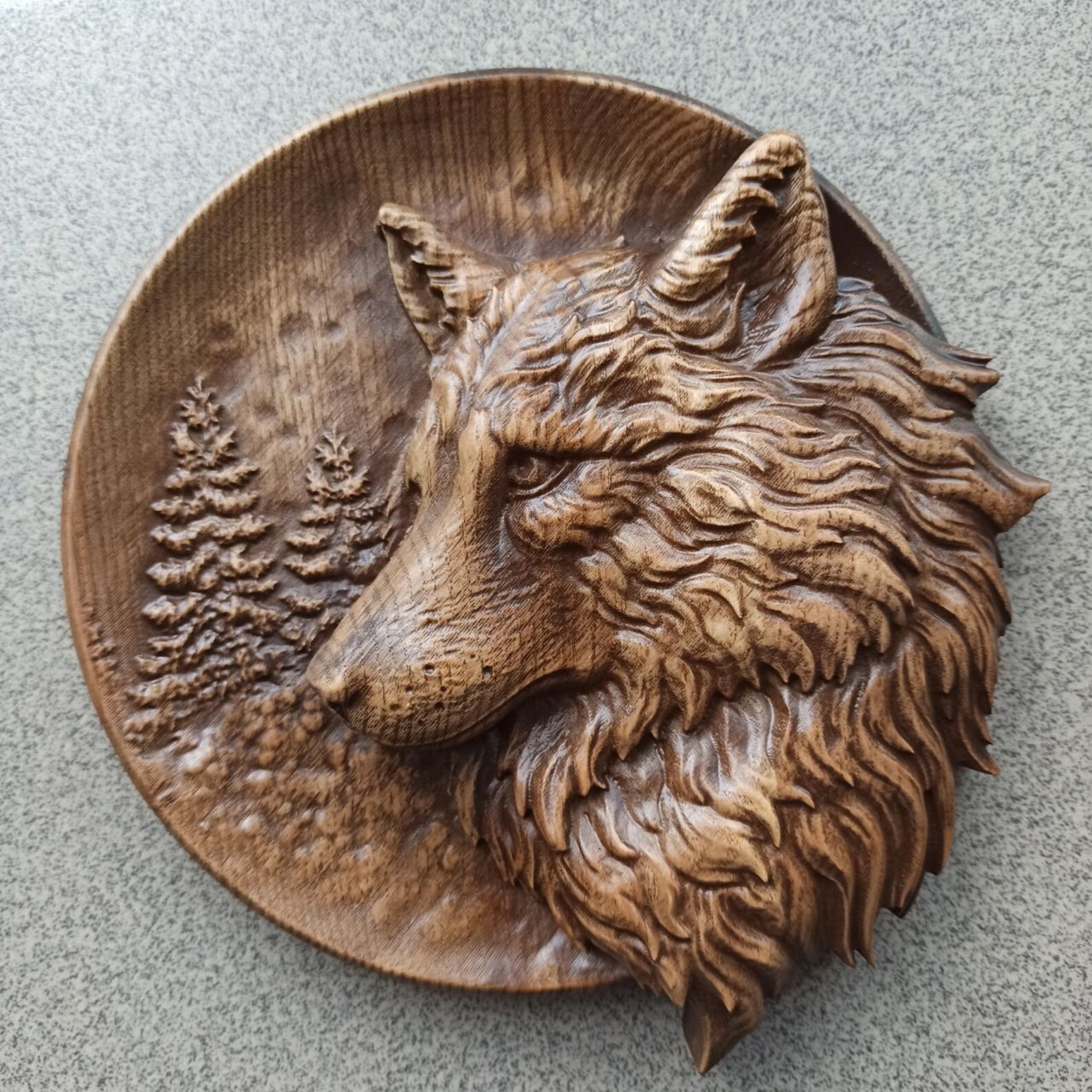 Painting Wolf, Wood Carving, Wall Art, Wall Hangings - Etsy