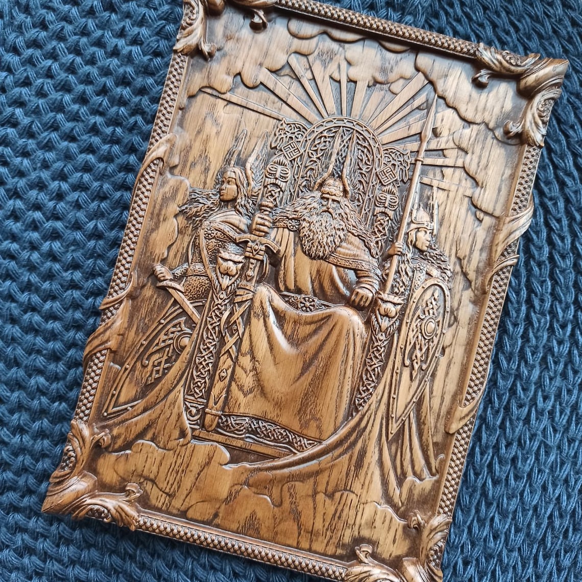 Painting Rod Wood Carving Slavic Mythology Paganism Wall - Etsy Canada