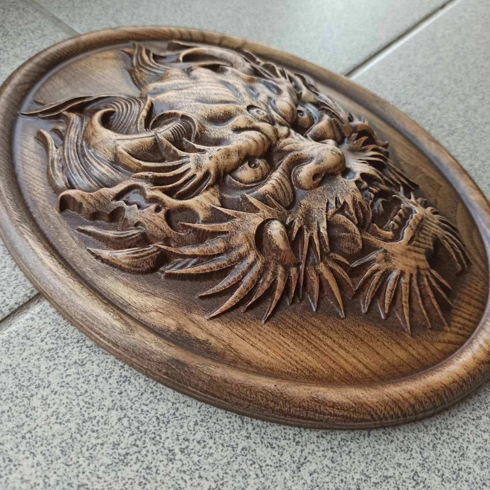 Picture Demon Wood Carving Wall Art Picture Wall Hangings - Etsy