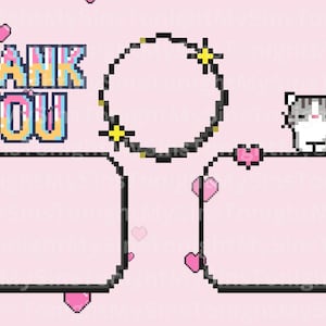 Pink Pixel Thank You for Watching Outro / Youtube / Twitch / End Screen ...