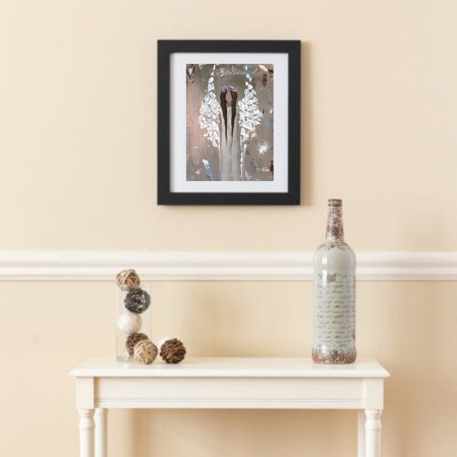 Angel Painting Angel Poster Christian Poster Christmas Angel Guardian ...