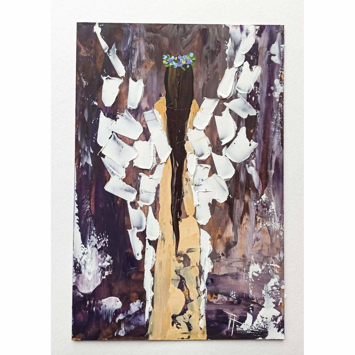 Ukrainian Art Angel Painting Original Art Christian Gift Save - Etsy