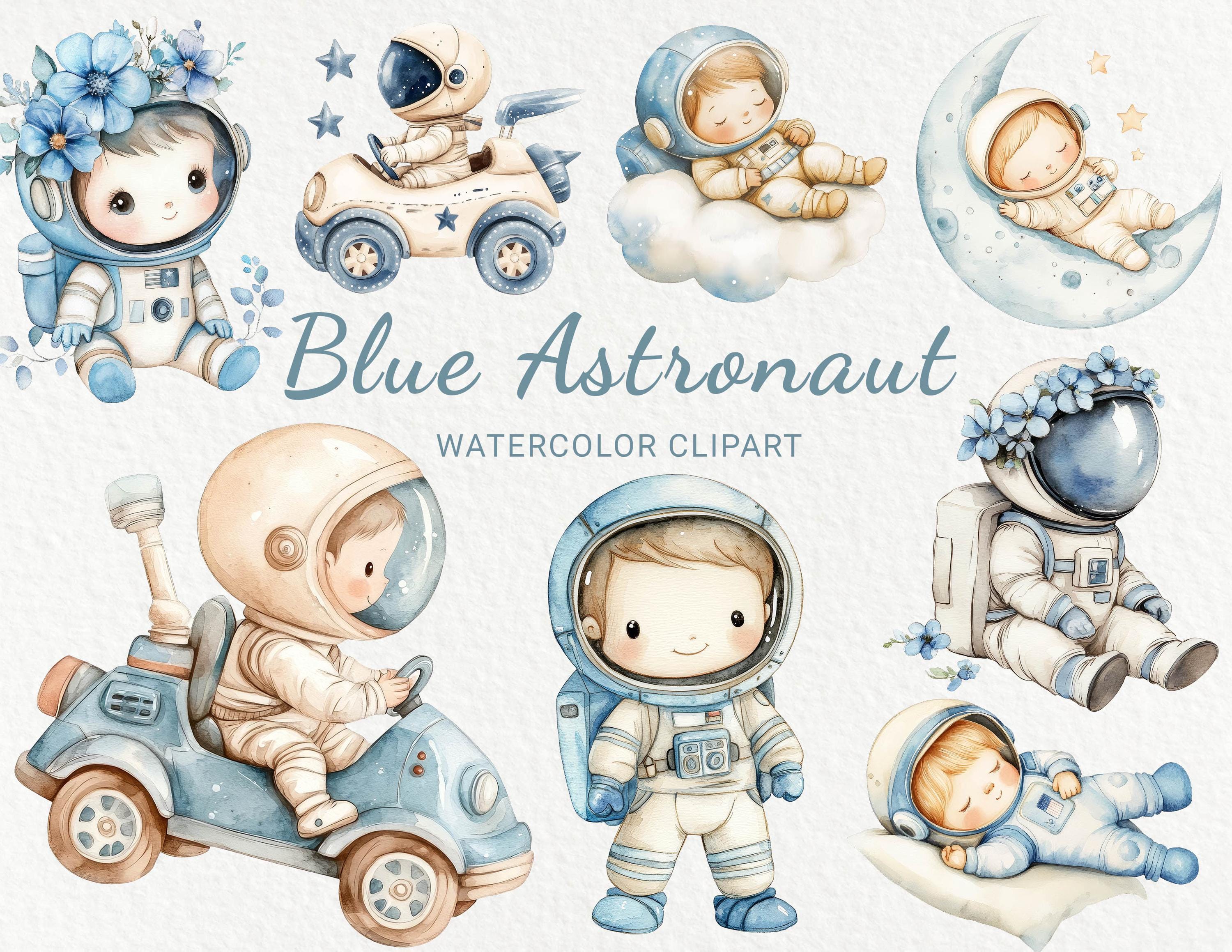 Baby Astronaut Cartoon