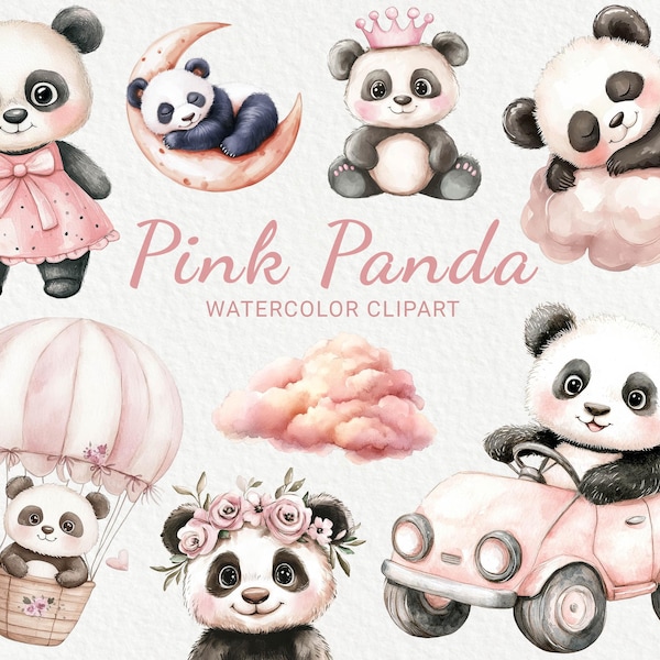Rose Panda Bear - Etsy UK
