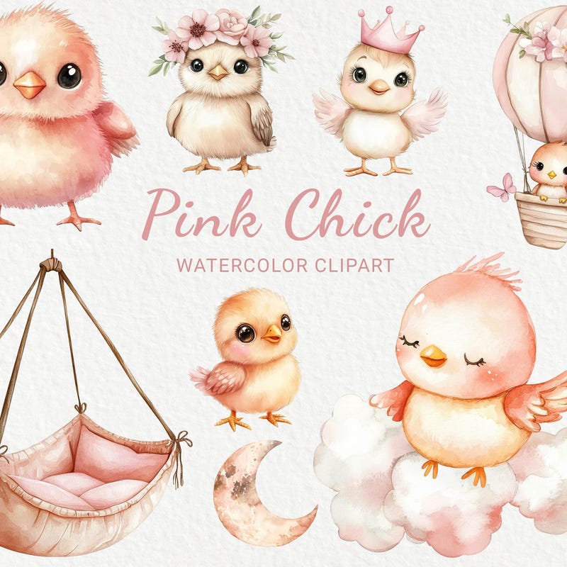 Pink Chicken Rose - Etsy
