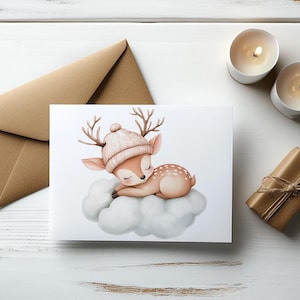 Pink Deer Nursery Watercolor Clipart - 24 PNG Cute Woodland Animals ...