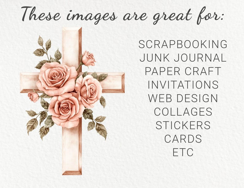 Cross Clipart - 24 PNG Watercolor Cross Images, Bible Clipart ...