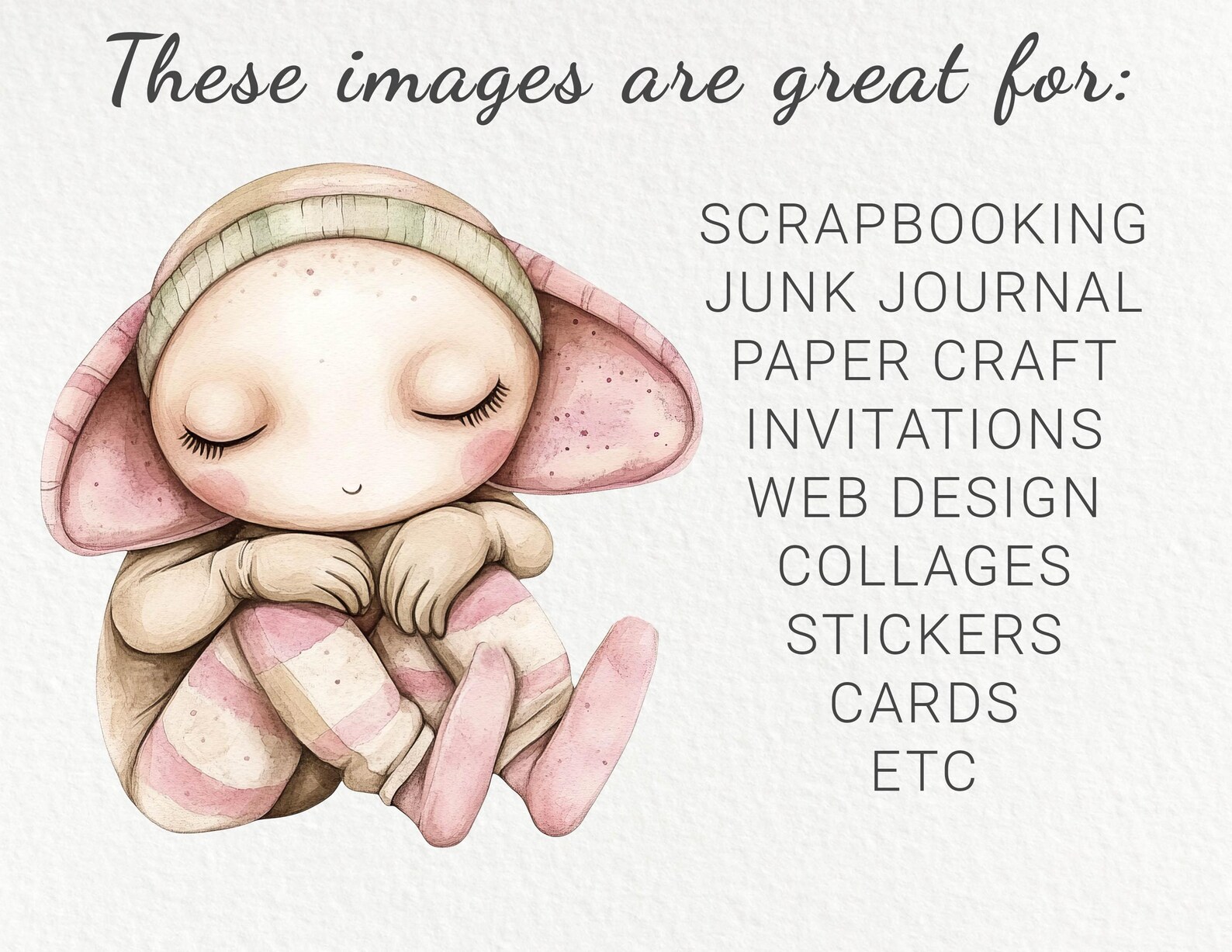 Pink Alien Nursery Watercolor Clipart - 24 PNG Cute Alien, Space Decor ...